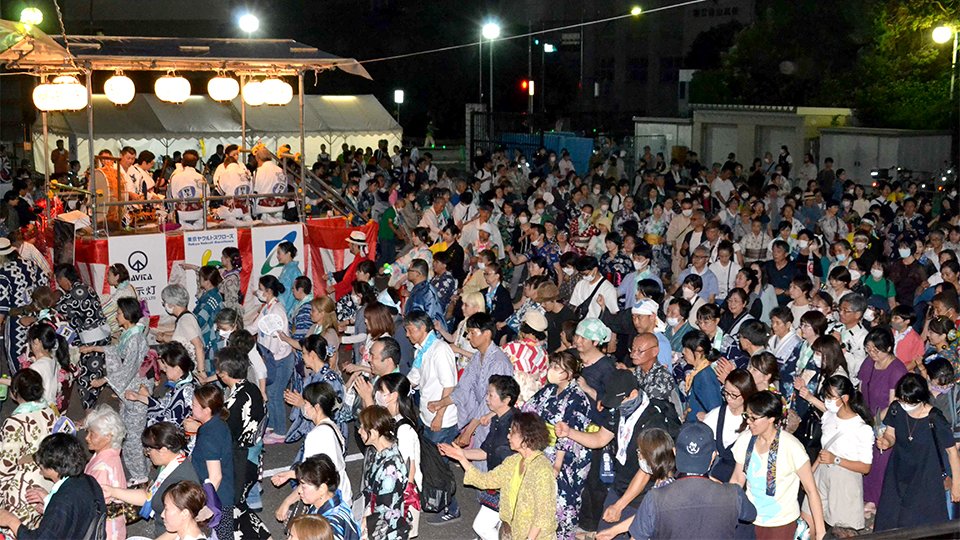 都民も待望！郡上おどり、5000人踊りの輪 青山で4年ぶり体験イベント 岐阜新聞デジタル